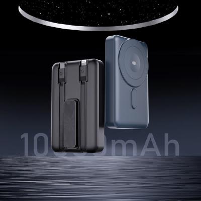 China ABS Magnetic Wireless Mini Power Bank 10000mAh For Huawei / IPhones Mobilephone for sale