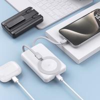 China ABS Magnetic Wireless Mini Power Bank 10000mAh For Huawei / IPhones Mobilephone for sale