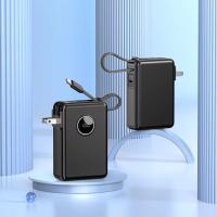 China 22.5 Watt Power Bank 10000mah Super Fast Charging Power Bank With Data Cable for sale