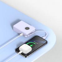 China 22.5 Watt Power Bank 10000mah Super Fast Charging Power Bank With Data Cable for sale