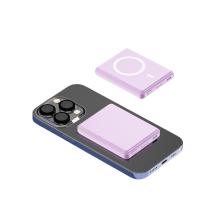 China Innovative Magnetic Wireless Power Bank 5000mah For Iphone / Android for sale