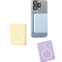 China Innovative Magnetic Wireless Power Bank 5000mah For Iphone / Android for sale