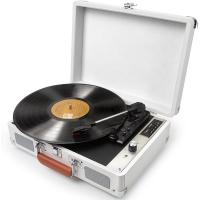China 5.0 Bluetooth Suitcase Record Player , 3 Speed Record Player With Speakers for sale