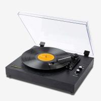 China Vintage Style Turntable Speakers Customized With Auto Stop Multi Interface for sale