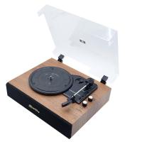 China Vintage Style Turntable Speakers Customized With Auto Stop Multi Interface for sale