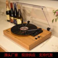 China Vintage Style Turntable Speakers Customized With Auto Stop Multi Interface for sale