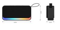 China Lightweight Portable Bluetooth Speakers 6.5W RGB Light Bluetooth Speaker For Outdoor / Parties for sale