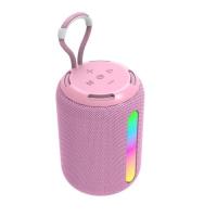 China Colorful Wireless Speaker Multi Connection Bluetooth Speaker With RGB Light / Detachable Strap for sale