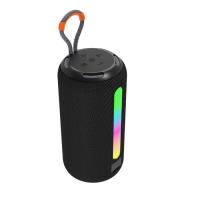 China 1200mAh Portable Fabric Wireless Speaker , TWS Bluetooth Speaker With RGB Light for sale