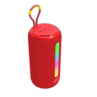 China 1200mAh Portable Fabric Wireless Speaker , TWS Bluetooth Speaker With RGB Light for sale