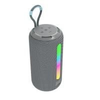 China 1200mAh Portable Fabric Wireless Speaker , TWS Bluetooth Speaker With RGB Light for sale