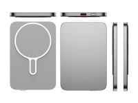China Slim Aluminum MagSafe Power Banks 10000mAh Fast Charging Power Bank For IPhone / Android for sale