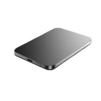 China Slim Aluminum MagSafe Power Banks 10000mAh Fast Charging Power Bank For IPhone / Android for sale