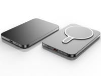 China Slim Aluminum MagSafe Power Banks 10000mAh Fast Charging Power Bank For IPhone / Android for sale