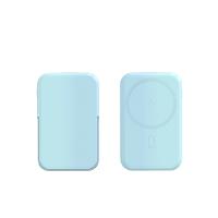 China Portable Charger 5000mAh 15W Wireless Power Bank With Stand / Digital Display for sale