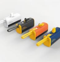 China 5000mAh Capsule Shaped Multi Device Power Bank With Digital Display Logo Customized for sale