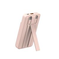 China 10000mAh Multi Device Power Bank Wireless Charging Built In Cable For IPhone / Android for sale