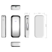 China Multi Device Power Bank Fast Charging Powerbank 10000mAh With Retractable Type C Cable for sale