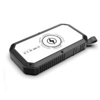 China 20000mAh 22.5W Solar Wireless Power Bank 28 LED Light Rugged Solar Powered Power Bank for sale