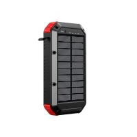 China 30000mA Solar Wireless Power Bank With LED Camping Light Multi Charge Protocols for sale