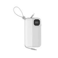 China 20000mah Power Bank With Built In Cables , PD 22.5W Fast Charger For IPhone / Samsung for sale