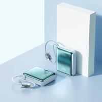 China Multi Color Portable Fast Charger Power Bank With Digital Display 3 Device Charging for sale