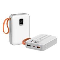 China 22.5W Fast Charging Power Bank 20000mAh All In One Portable Digital Display Charger for sale