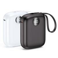 China OEM 10000mAh Portable Charger 22.5W Super Fast Charging Power Bank With Data Cable for sale
