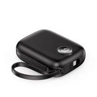 China OEM 10000mAh Portable Charger 22.5W Super Fast Charging Power Bank With Data Cable for sale