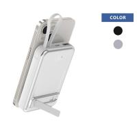 China Smartphone Magsafe Power Bank With Stand , Portable Fast Charging Power Bank 10000mAh for sale