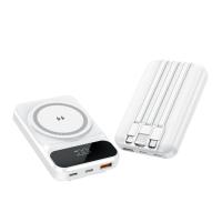 China OEM 10000mAh Magnetic Power Bank Wireless / Wired Super Fast Charging Power Bank for sale