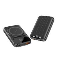 China OEM 10000mAh Magnetic Power Bank Wireless / Wired Super Fast Charging Power Bank for sale