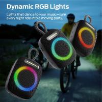 China Portable IPX7 Wireless Speaker V6.0 8H Playback Type-C RGB Lighting Mini Portable Bluetooth Speaker for sale