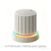 China Portable Magnetic Bluetooth 6.0 Speaker with 5W Hi-Fi Sound IPX5 Waterproof & TWS Function Portable Bluetooth Speaker with Microphone for sale