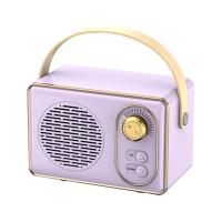 China Portable Vintage Bluetooth 5.3 Speaker, 3W Output, 500mAh Battery 4H Playtime, ABS Mini Wireless Speaker for Home Travel mini portable bluetooth speaker portable mini bluetooth speaker for sale