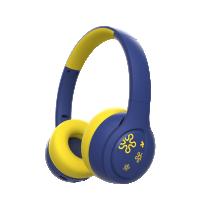 China Kids Foldable Bluetooth 5.4 Headphones, Cute Floral Pattern Over Ear Headset, 25H Playtime with 3.5mm AUX Wired Dual Mode, Type-C for sale