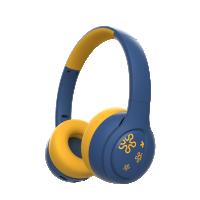 China Kids Foldable Bluetooth 5.4 Headphones, Cute Floral Pattern Over Ear Headset, 25H Playtime with 3.5mm AUX Wired Dual Mode, Type-C for sale