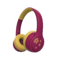 China Kids Foldable Bluetooth 5.4 Headphones, Cute Floral Pattern Over Ear Headset, 25H Playtime with 3.5mm AUX Wired Dual Mode, Type-C for sale