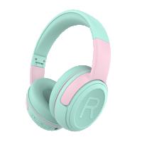 China Foldable RGB Bluetooth 5.4 Gaming Headphones, 25H Playtime, 40MM Drivers Stereo Headset with AUX Wired Dual Mode Type-C Charging for sale
