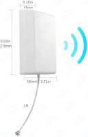 China XJS 698-2700MHz 7dBi 4G LTE Antennas Wall Mounted Indoor Flat Panel Antenna for sale