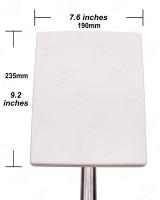 China Lightweight ISM Band 2.4GHZ Patch Antenna Horizontal Polarization 14dBi Panel Antenna for sale