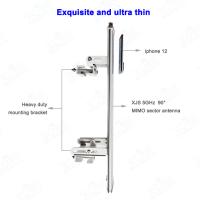 China 4800MHz To 6500MHz 19dBi 90 Degree Sector Antenna For Mobile Communication for sale
