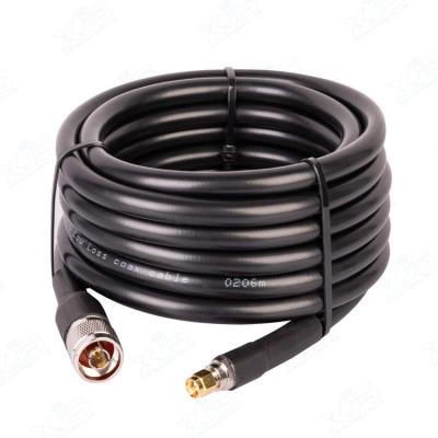 China Good Electromagnetic Shielding Antenna Cable Assembly LMR 400 Jumper Cable for sale