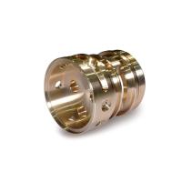China Aluminum Alloy CNC Turning Parts Micro Machining Polished Black Anodizing 0.01mm Tolerance for sale