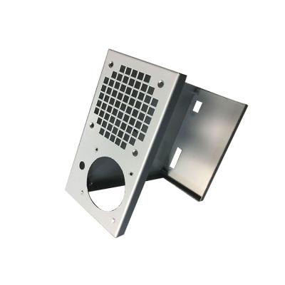 China Custom Carbon Steel Fabrication Bend Parts Galvanized Surface Custom Size for sale