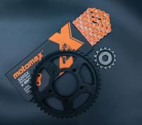 China Durable 520VO2 520VX2 520SX 525SX Motorcycle Oil Seal Chain 120 Sections Extended Life for sale
