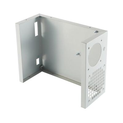 China Custom Powder Coated SPCC Welding Laser Cutting Parts CNC Stamping Metal Fabrication ±0.01mm Tolerance for sale