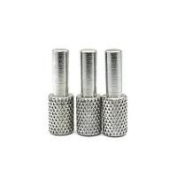 China 316 Stainless Steel Knurled Shafts Non-standard Step Cylindrical Pin CNC Turning Positioning Pin 0.002mm Tolerance for sale