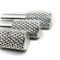 China 316 Stainless Steel Knurled Shafts Non-standard Step Cylindrical Pin CNC Turning Positioning Pin 0.002mm Tolerance for sale