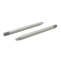 China Non-standard Custom Threaded Cylindrical Pins Stainless Steel External Thread Cylindrical Pins Custom Pointed Flat Tail for sale
